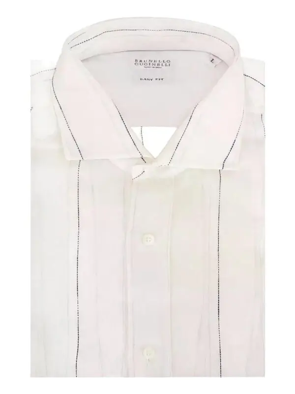 Brunello Cucinelli Striped Shirt - Neutrals