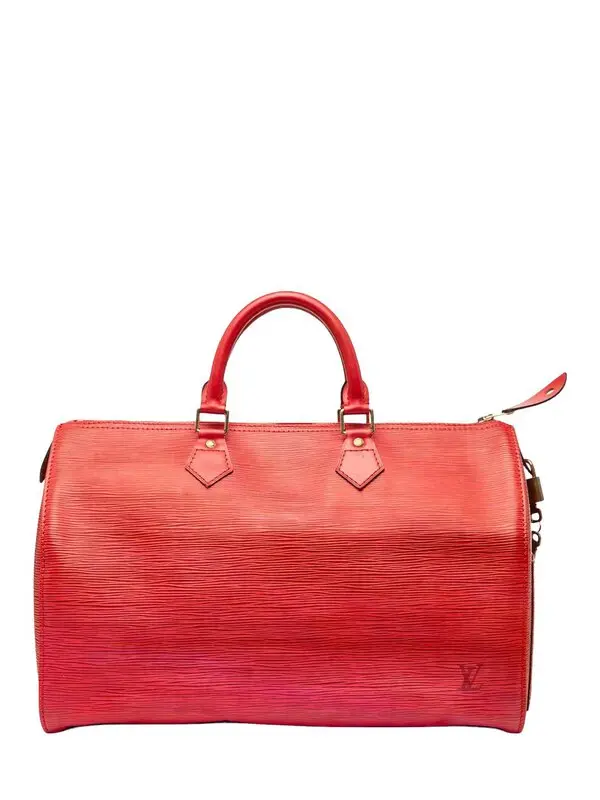 LOUIS VUITTON Epi Speedy 35 Boston Bag - Red