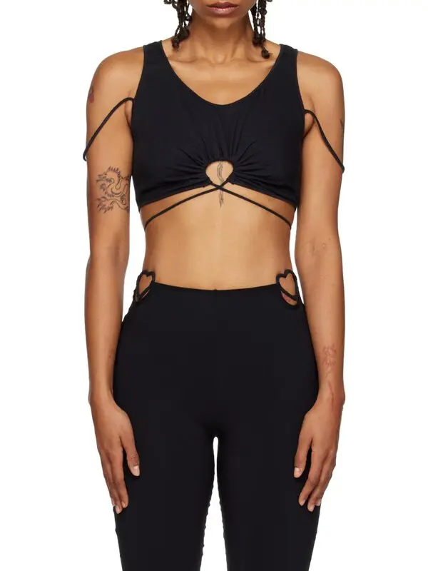 NENSI DOJAKA Hollow Vest - Black
