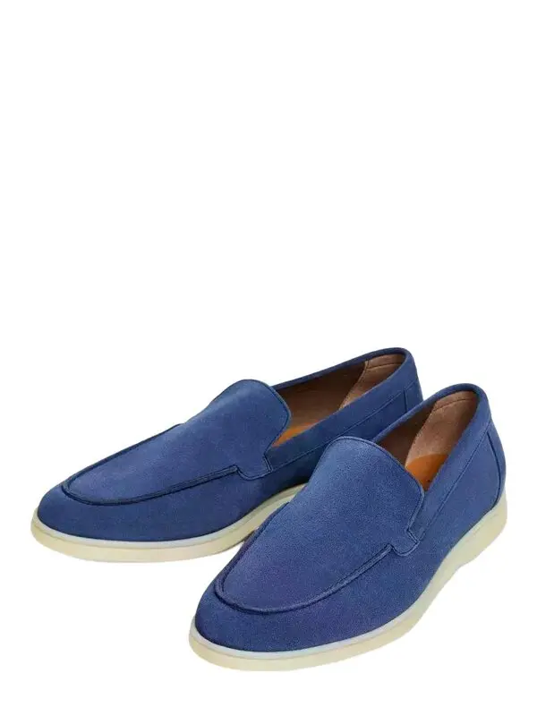 HACKETT LONDON Martin Suede Loafers - Blue