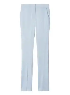 Off-White Tailored Slim-fit Trousers With Split Details - White
