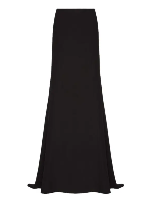 Valentino Garavani Crepe High-rise Maxi Skirt - Black
