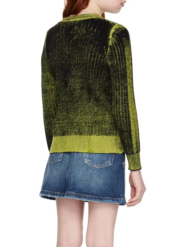 DIESEL® K-andelero Graphic Knit Sweater - Green