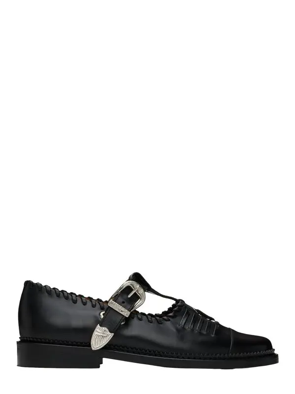 TOGA VIRILIS Buckle Loafers - Black