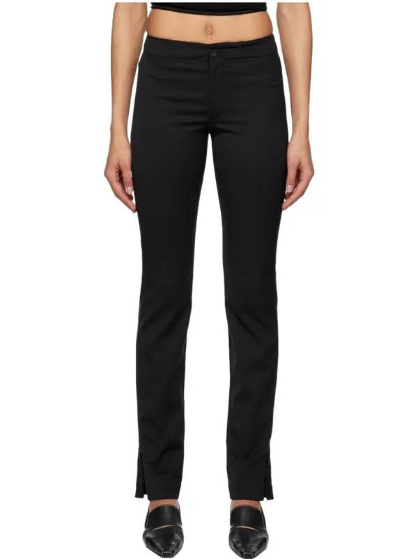 Filippa K Slim Zip Trousers - Black