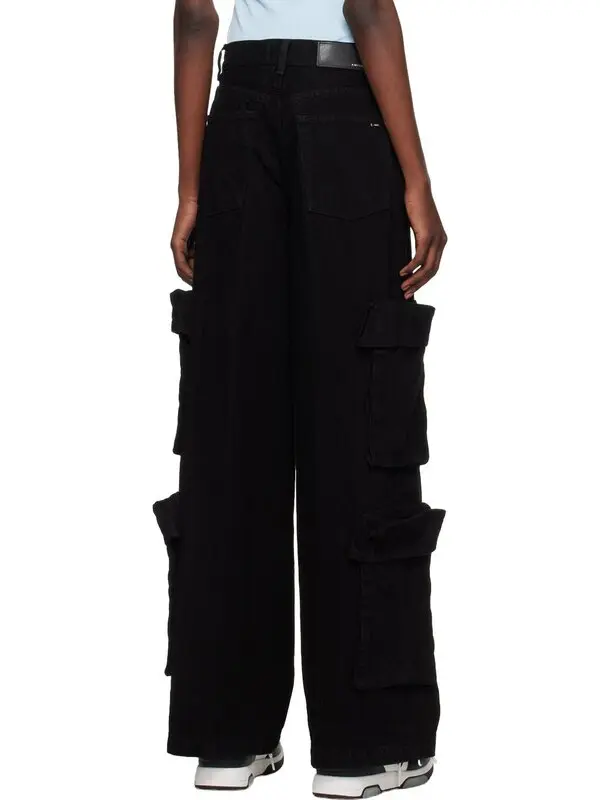 Amiri Belted Work Casual Pants - Black