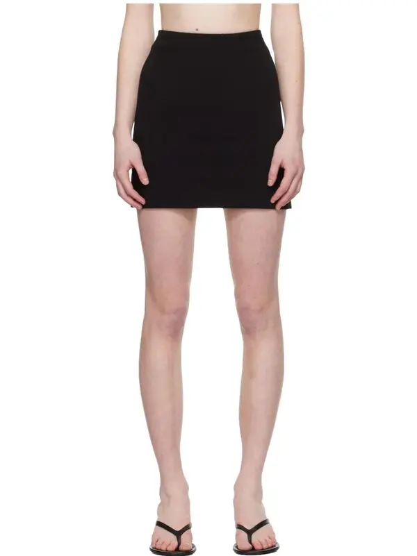BY MALENE BIRGER High Waist Mini Skirt - Nude