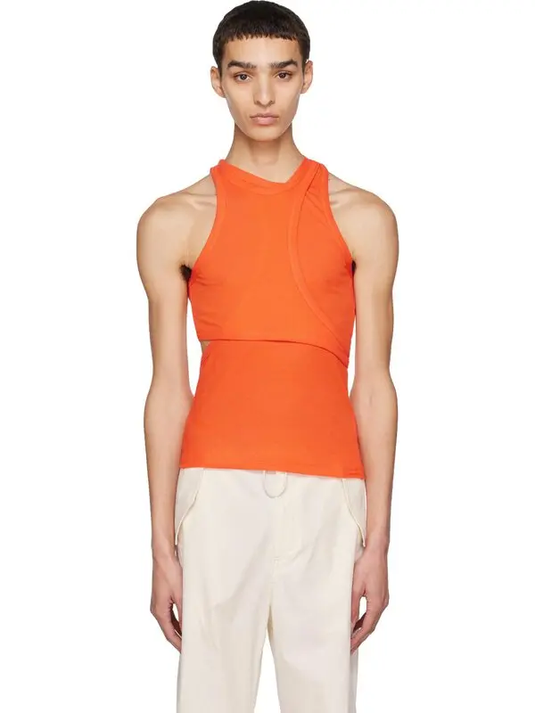 DION LEE Modular Cotton Tank - Nude