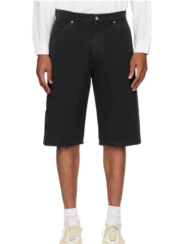 MAISON MARGIELA Straight Leg Shorts - Black