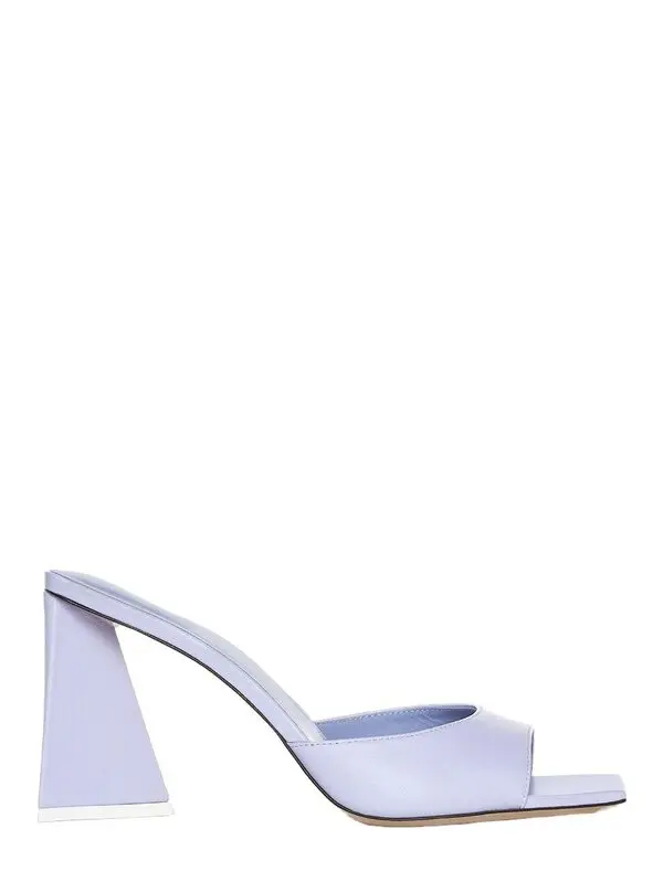 Attico Mini Devon Heeled Mules - Purple