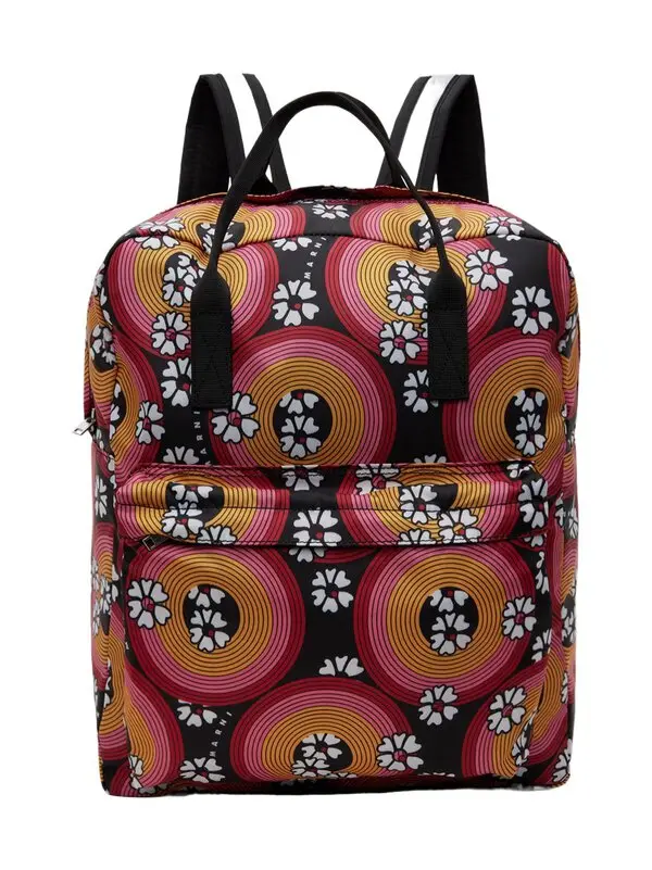 Marni Zip-printed Backpack - Multicolor