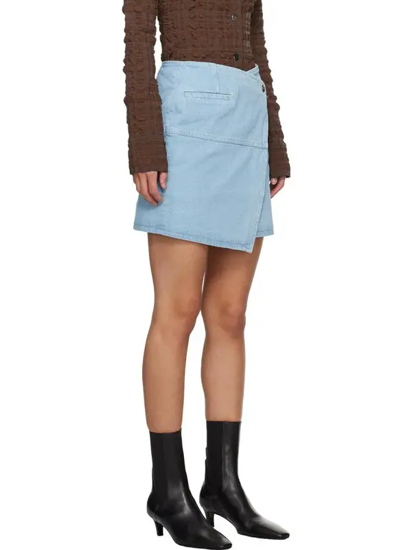 Nanushka Wrap Body Mini Skirt - Brown