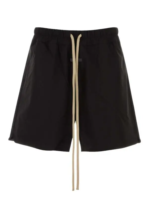 Fear Of God Running Drawstring Shorts - Black