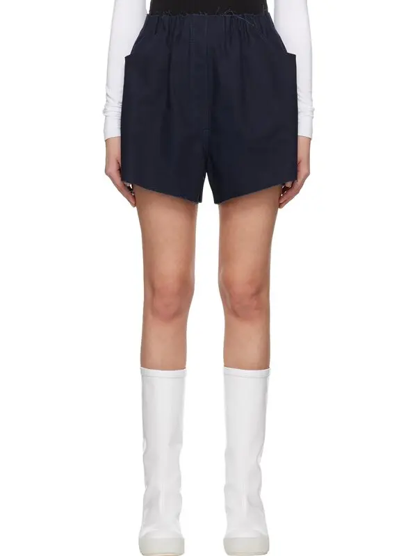 Raf Simons Elasticated Waist Shorts - Black