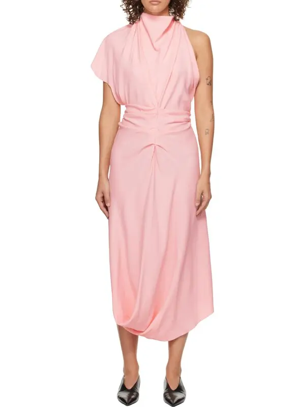 Victoria Beckham Draped Maxi Dress - Pink