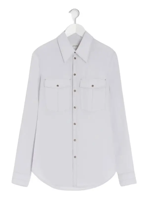 LEMAIRE Fitted Chest Pocket Shirt - White