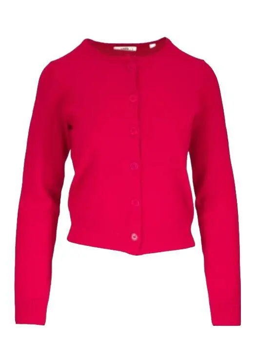 Vince Buttoned Cardigan - Red