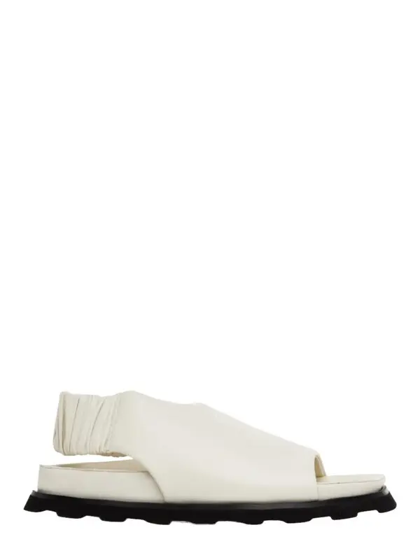 Proenza Schouler Square-headed Flat Sandals - White