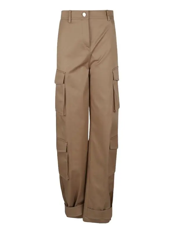 Valentino Garavani High-waisted Cargo Trousers - Nude