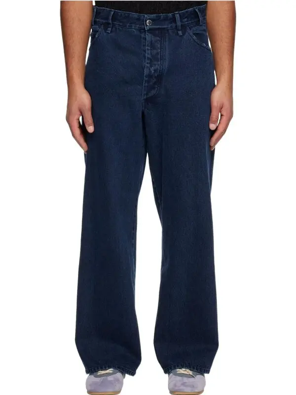 SONG FOR THE MUTE Belt Loops Jeans - Indigo