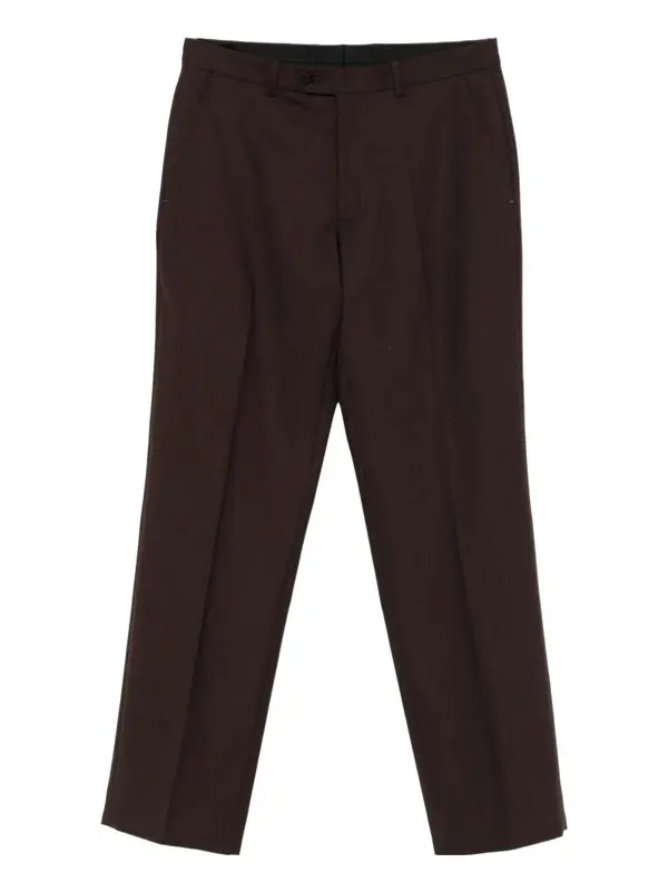 SUNFLOWER Flat-front Tailored Trousers - Black