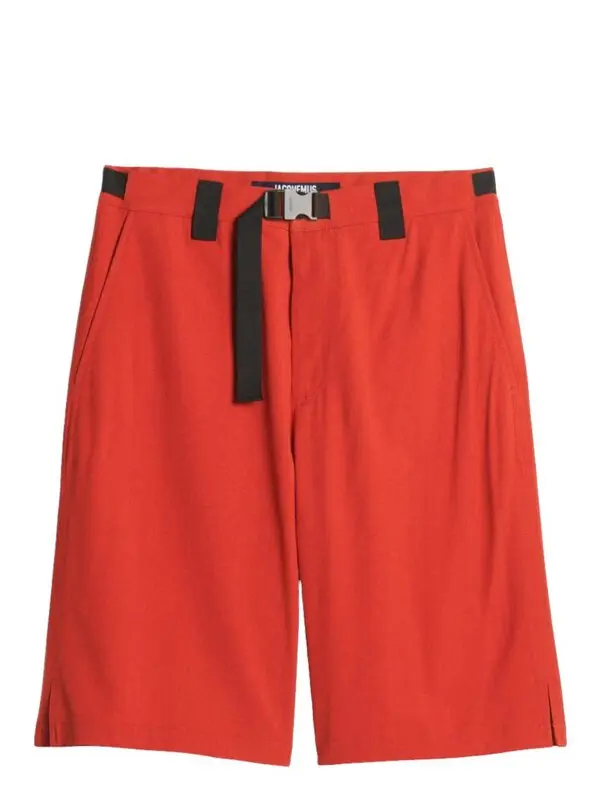 Jacquemus Le Short Meio Oversized Shorts - Red