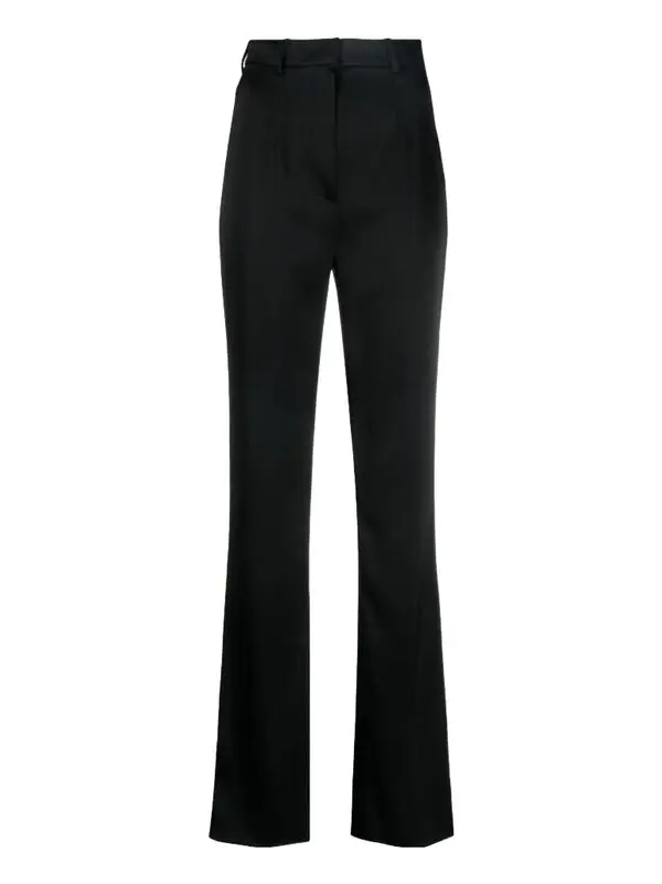 Nanushka High Waist Flared Trousers - Black