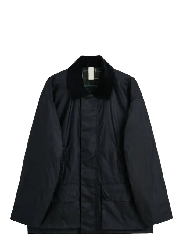 SUNFLOWER Collared Casual Jacket - Black