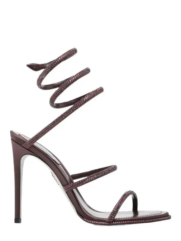 Rene Caovilla Embellished Stiletto Sandals - Multicolor
