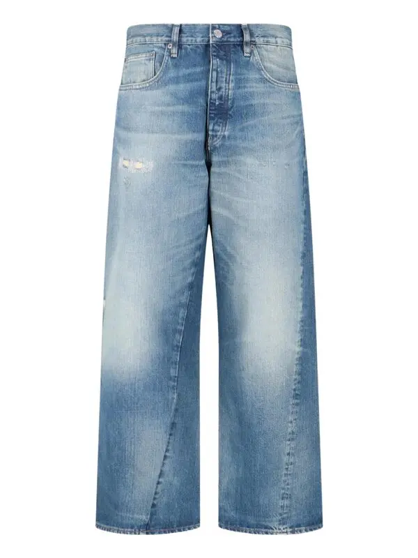 SUNFLOWER Belt Loop Jeans - Blue