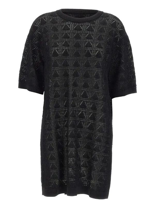 Loulou De Saison Crew Neck Short Sleeve Top - Black
