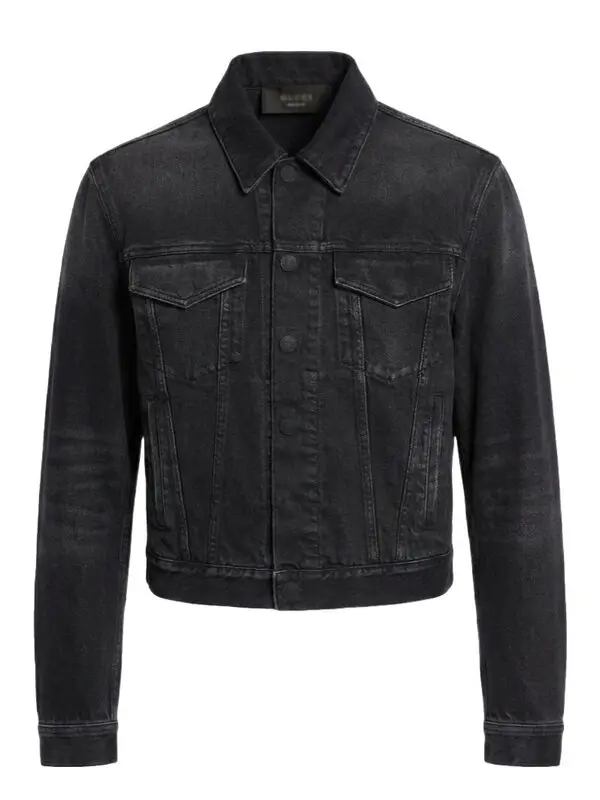 Gucci Washed Cotton Denim Jacket - Black