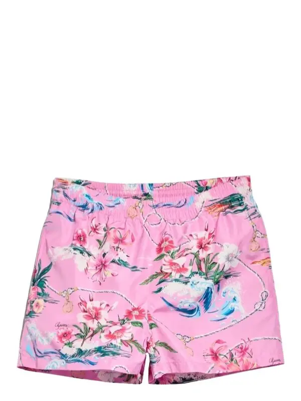 Gucci Printed Poplin Swim Shorts - Multi-color