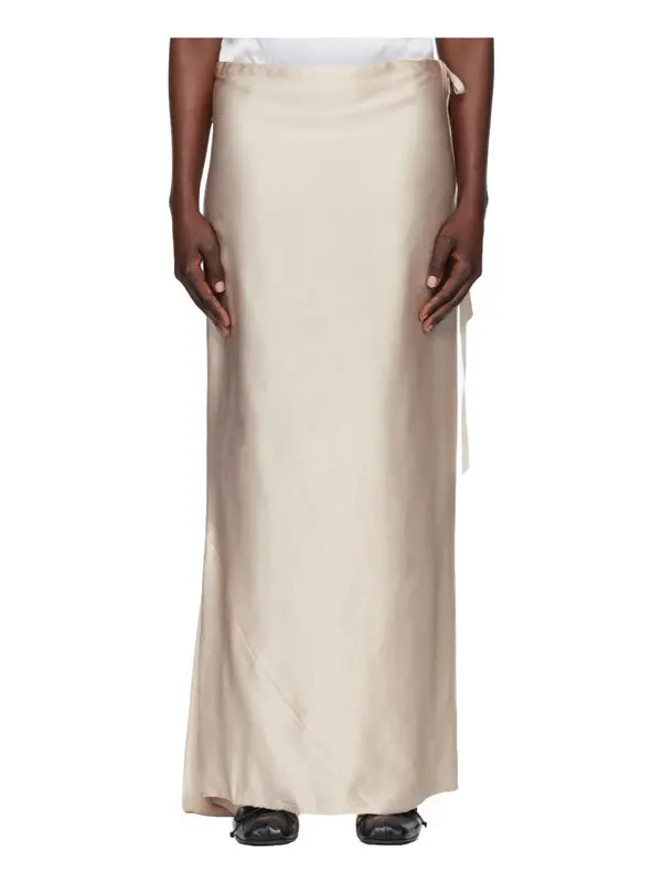 ANN DEMEULEMEESTER Eveline Midi Skirt - White