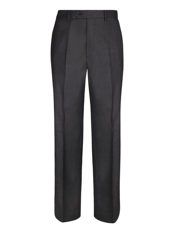 SUNFLOWER Wool Blend Tailored Trousers - Black