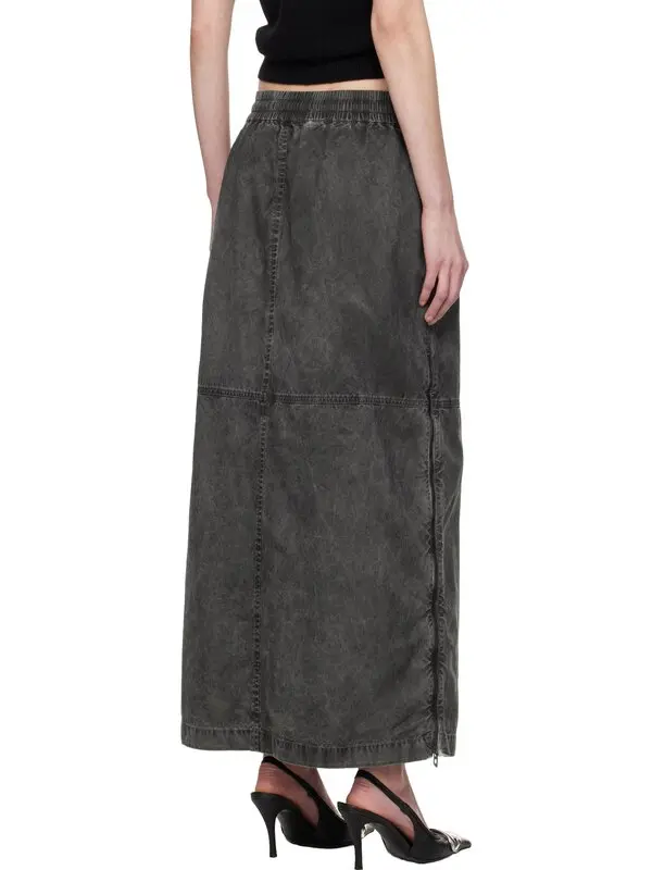 DIESEL® Denim Maxi Skirt - Grey