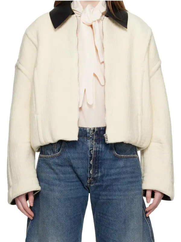 JEAN PAUL GAULTIER Casual Zipper Jacket - White