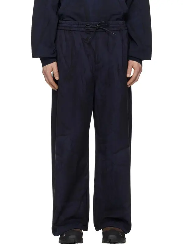 JUUN.J Painted Jersey Trousers - Black