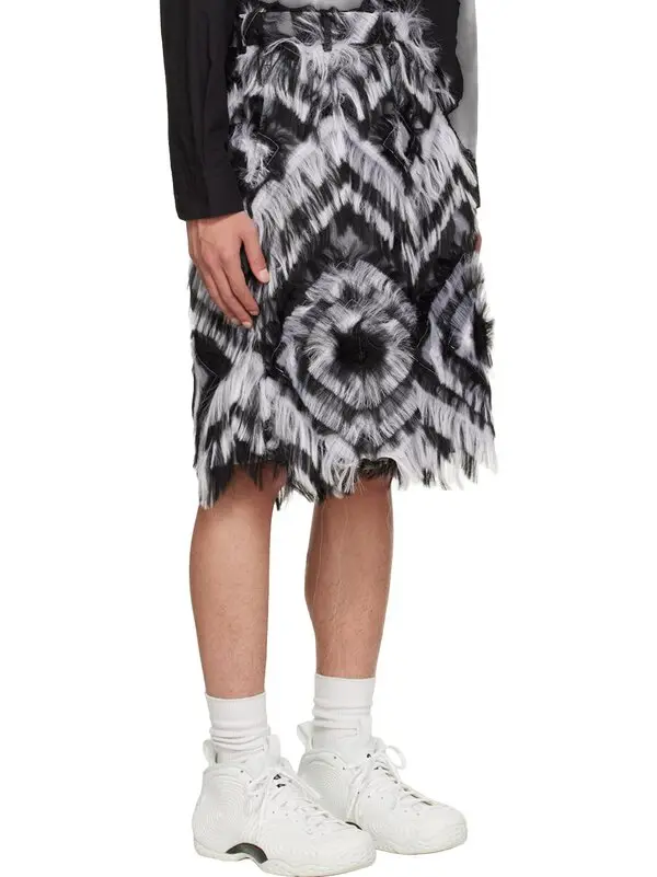 Comme Des Garçons Fringed Shorts - Multicolor