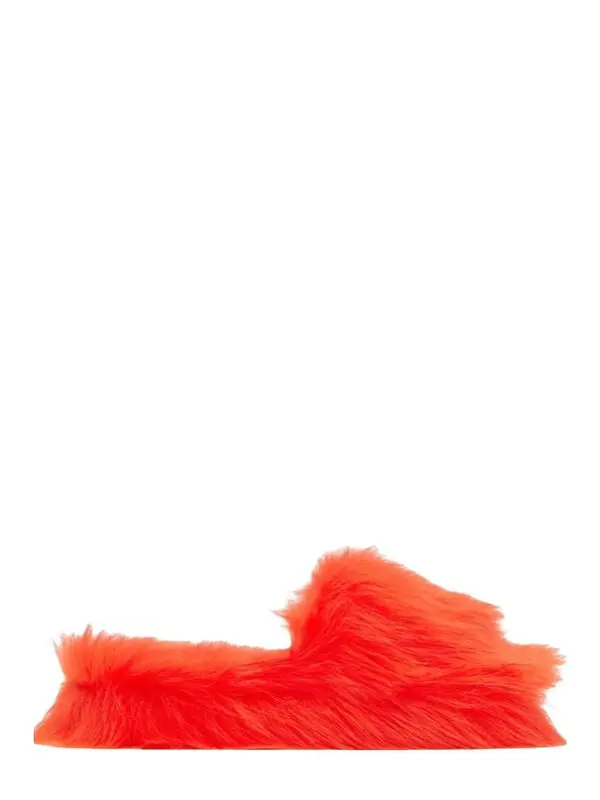 Bottega Veneta Logo Round Head Flip-flops - Red