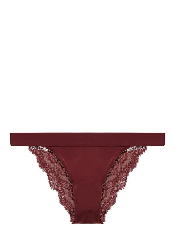 HEIST STUDIOS Bridget High-waist Briefs - Burgundy