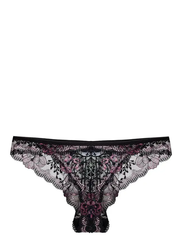 HEIST STUDIOS Remi Lace Briefs - Black