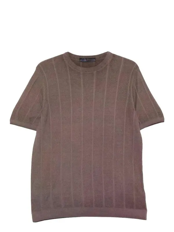 JEORDIE'S Vertical Stripe Sweater - Brown