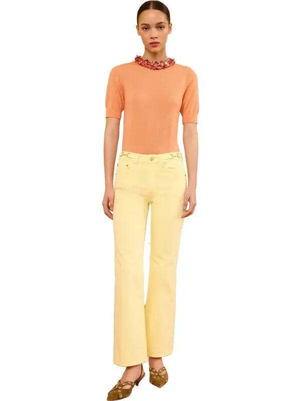 Ulla Johnson Kick Flare Jeans - Chantilly