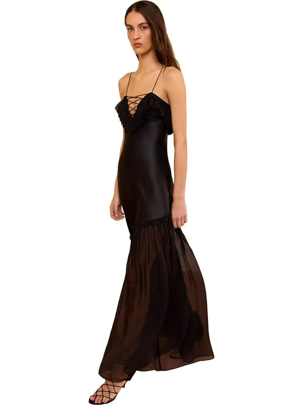 Ulla Johnson Elaria Silk Gown - Noir