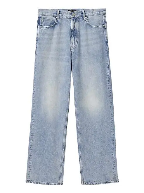 ALLSAINTS Mullen Straight-leg Faded Denim Jeans - Light Indigo