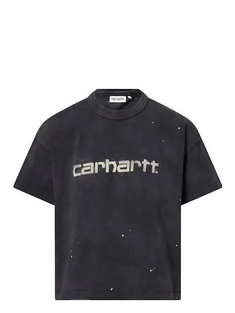 Carhartt Work In Progress Painter Logo Cotton T-shirt - Black