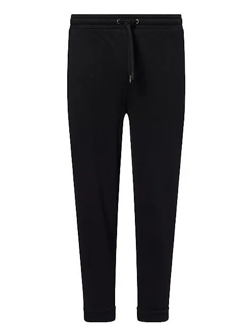 Derek Rose Quinn Tapered Cotton-jersey Jogging Bottoms - Black