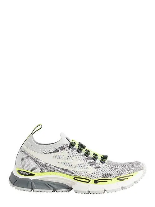Off-White Be Right Back" Knit Trainers - Grey/m.cmb