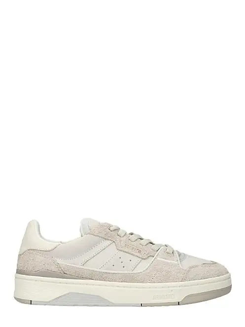 Axel Arigato Leather And Suede Low-top Trainers - Beige Oth